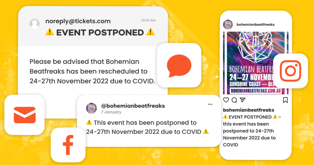 How to Talk to Fans When Postponing Events